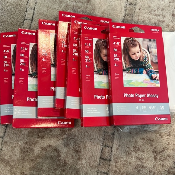 Canon | Office | Canon Photo Paper Glossy 4x6 7 Packs With 5 Sheets ...